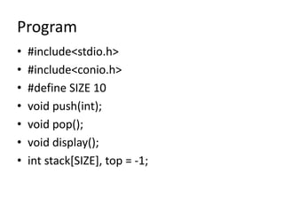 Stacks in Data Structure | PPT