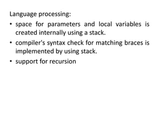 Stacks in Data Structure | PPT
