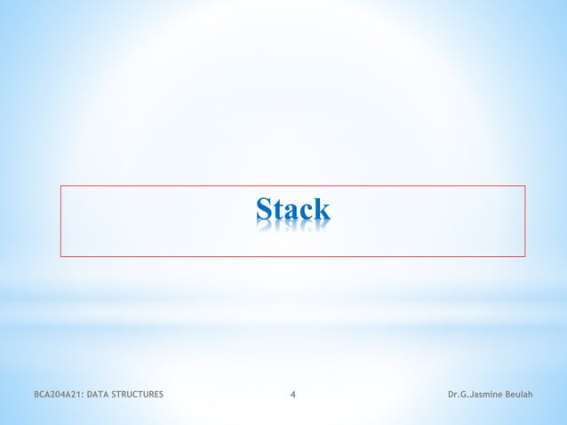 Stacks and Queue - Data Structures | PPTX | Programming Languages ...