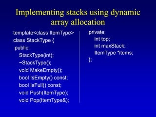 Stacks | PPT