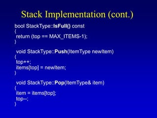 Stacks | PPT