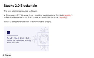 Stacks 2.0 Introduction ($STX) | PDF