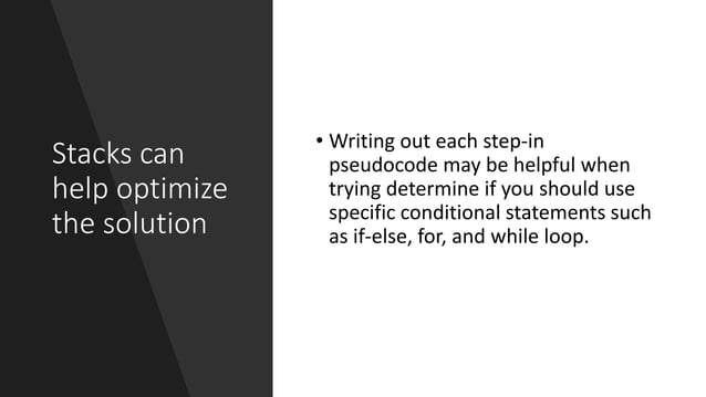 Stacks and Mathematical Expressions | PPT