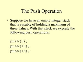 Stacks and queue | PPT