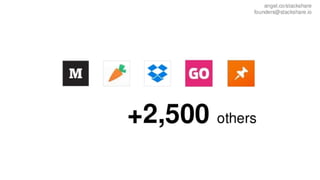 Stackshare Pitch Deck | PPT