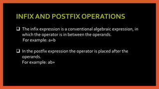 Stacks in c++ | PPTX