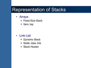 Stacks fundamentals | PPSX