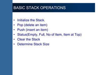 Stacks fundamentals | PPT
