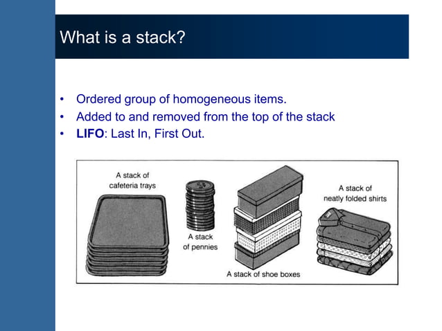 Stacks Implementation and Examples | PPSX