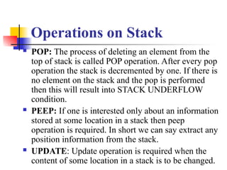 stack data structure and its applications , advantages, disadvantages ...