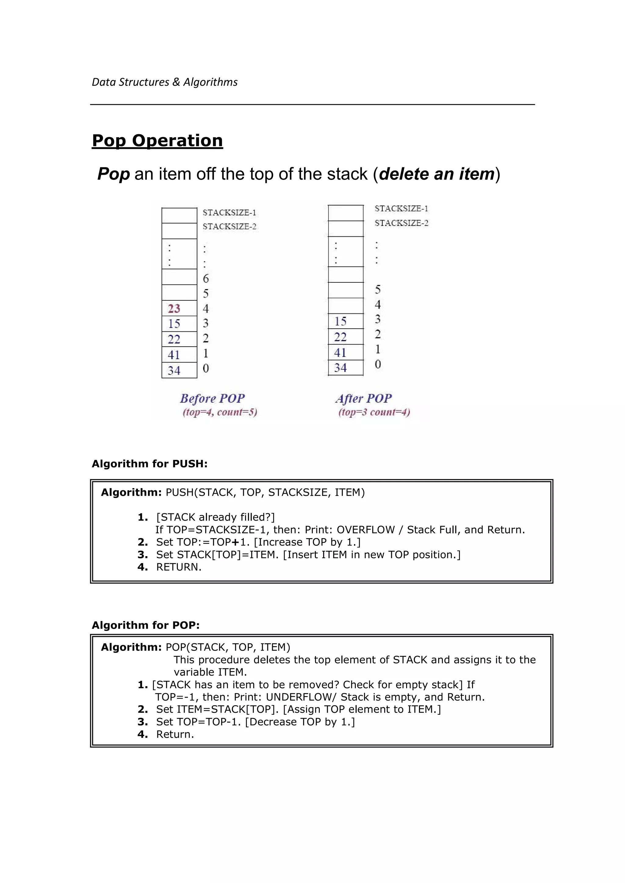 Stacks,queues,linked-list | PDF
