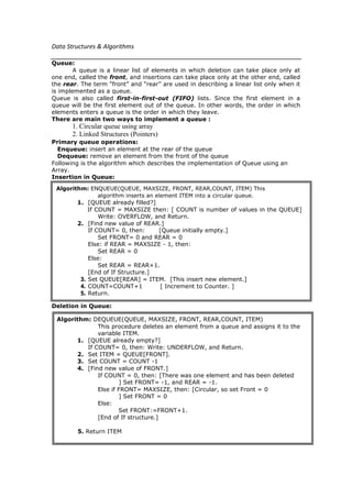 Stacks,queues,linked-list | PDF