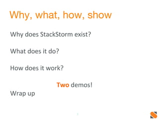 Automating OpenStack clouds and beyond w/ StackStorm | PPT