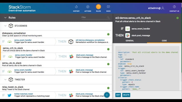 StackStrom: If-This-Than-That for Devops Automation | PPT