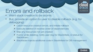 Stacktician - CloudStack Collab Conference 2014 | PPT