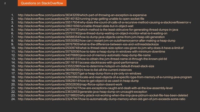 Everything you wanted to know about Stack Traces and Heap Dumps | PPT