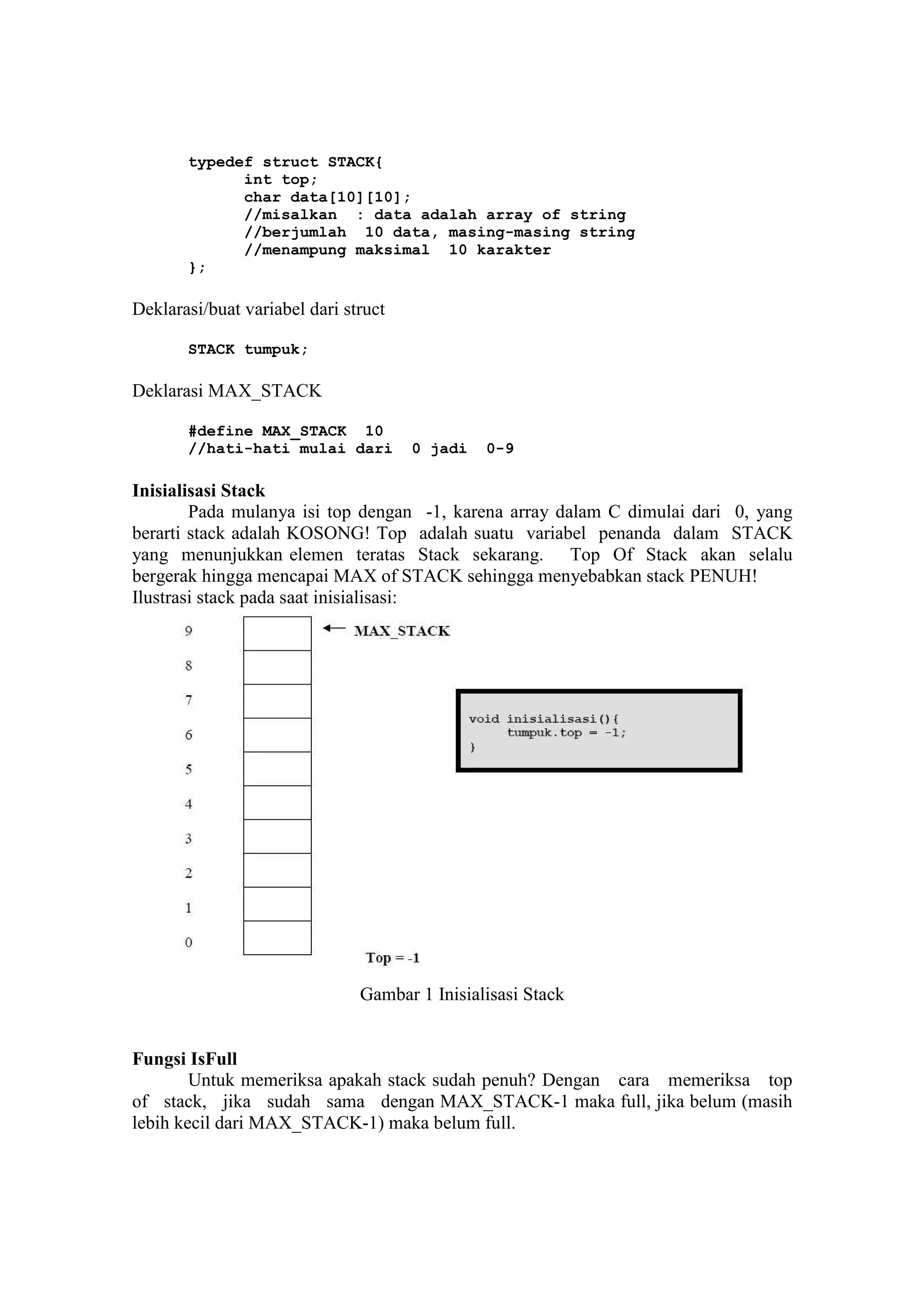 Stack tumpukan | PDF