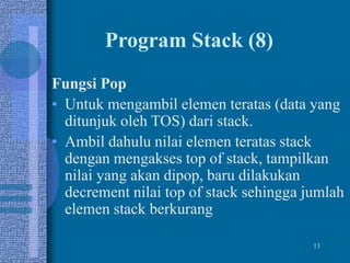 Stack tumpukan | PPTX