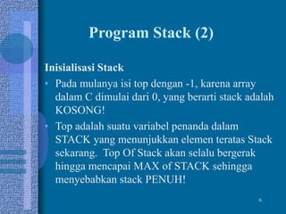 Stack tumpukan | PPTX