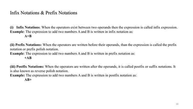 Stack - Data Structure - Notes | PPTX