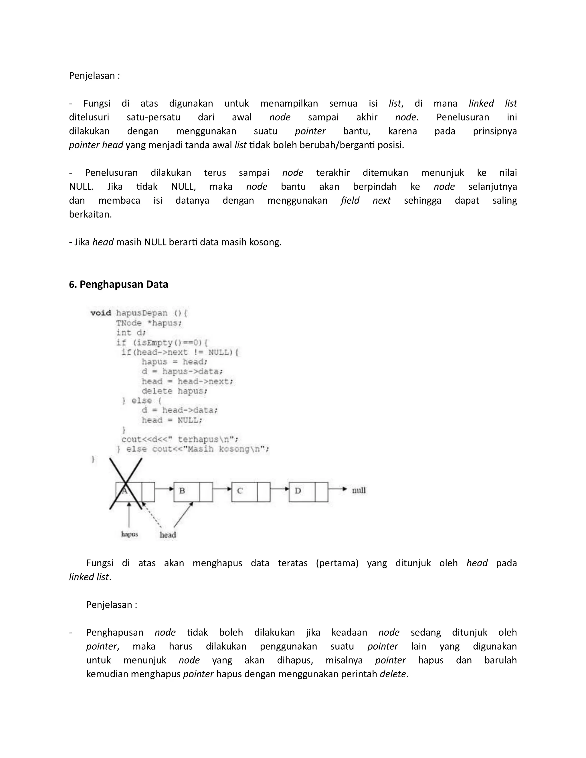 Stack with linked list(algodat) | PDF