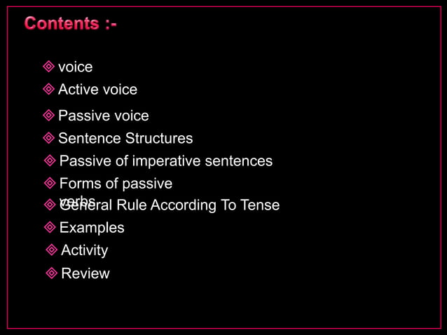 Sta cruz 3a. serie - passive voice | PPT