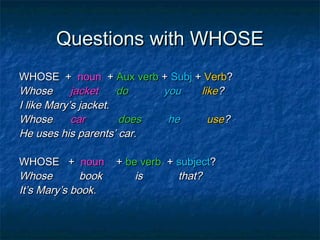 3 EM - possessives-adjectives and pronouns | PPT