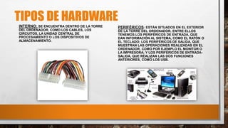 ¿Qué es hardware y software? | PPTX