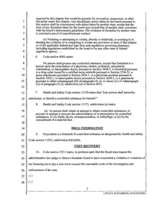 Stacy Ramirez, PharmD.pdf Accusation... | PDF | Substance Abuse ...