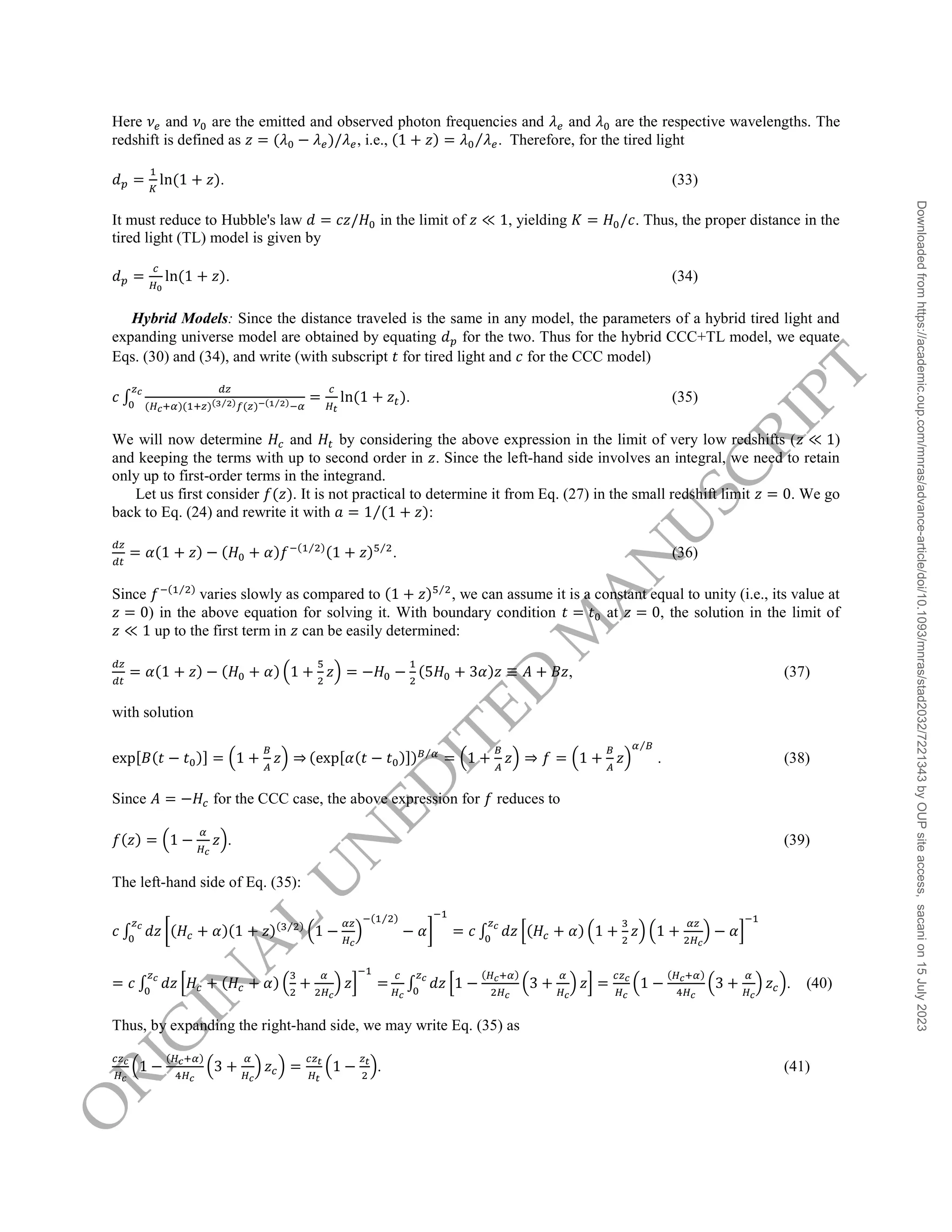 JWST early Universe observations and 𝚲CDM cosmology | PDF