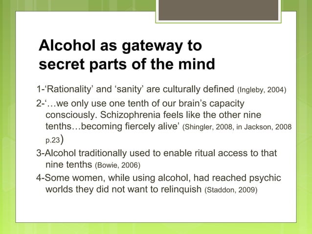 Women, alcohol, mental health: a politics of oppression by Patsy ...