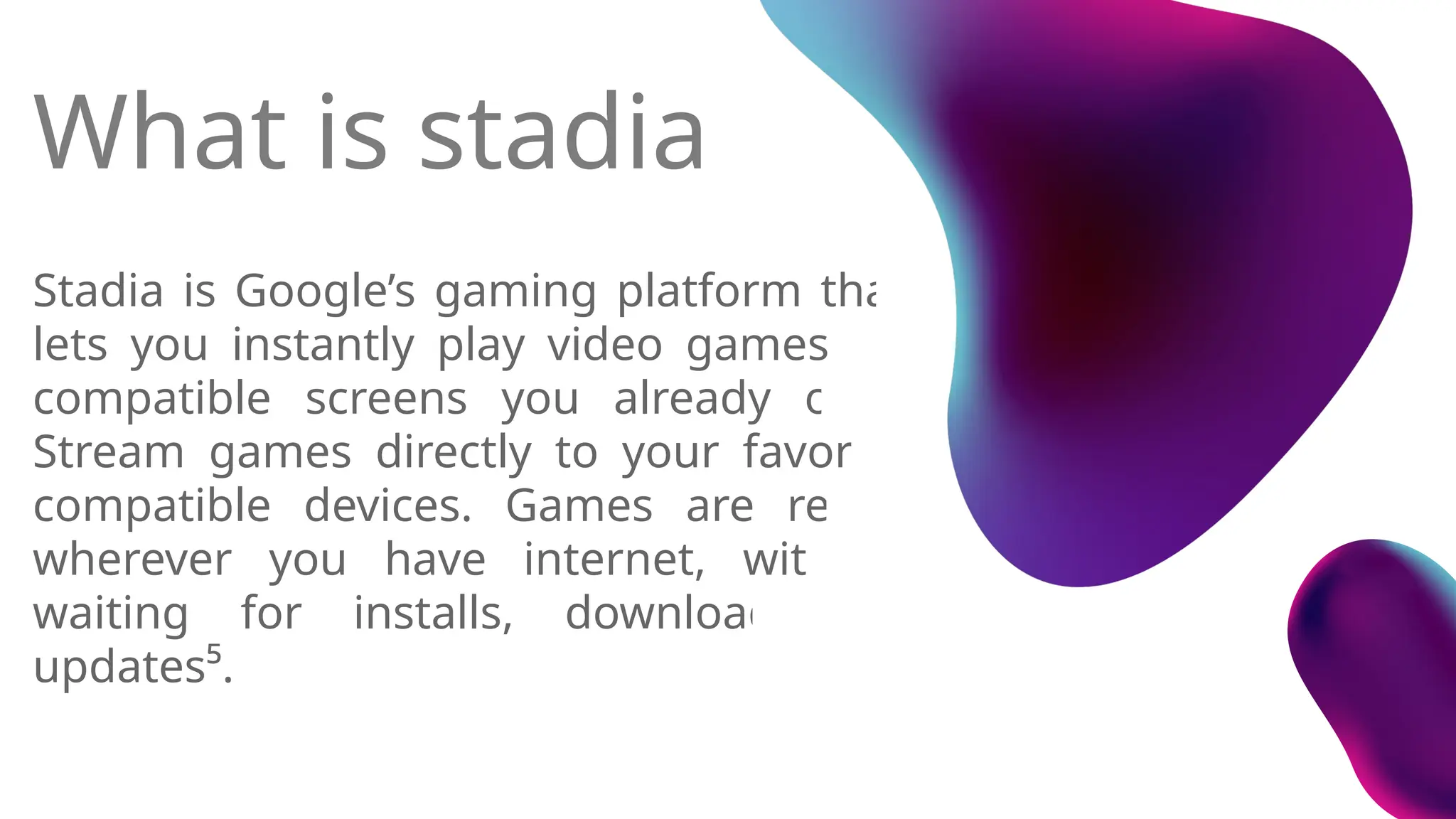 Stadia was a cloud gaming by Google .pptx