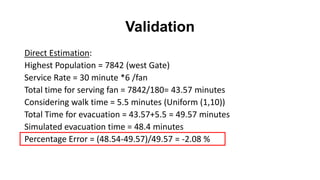 Stadium Evacuation | PPTX | Science