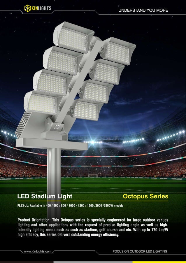LED Stadium Flood Lights: The Modern Lighting Solution for Stadiums | PDF | Free Download