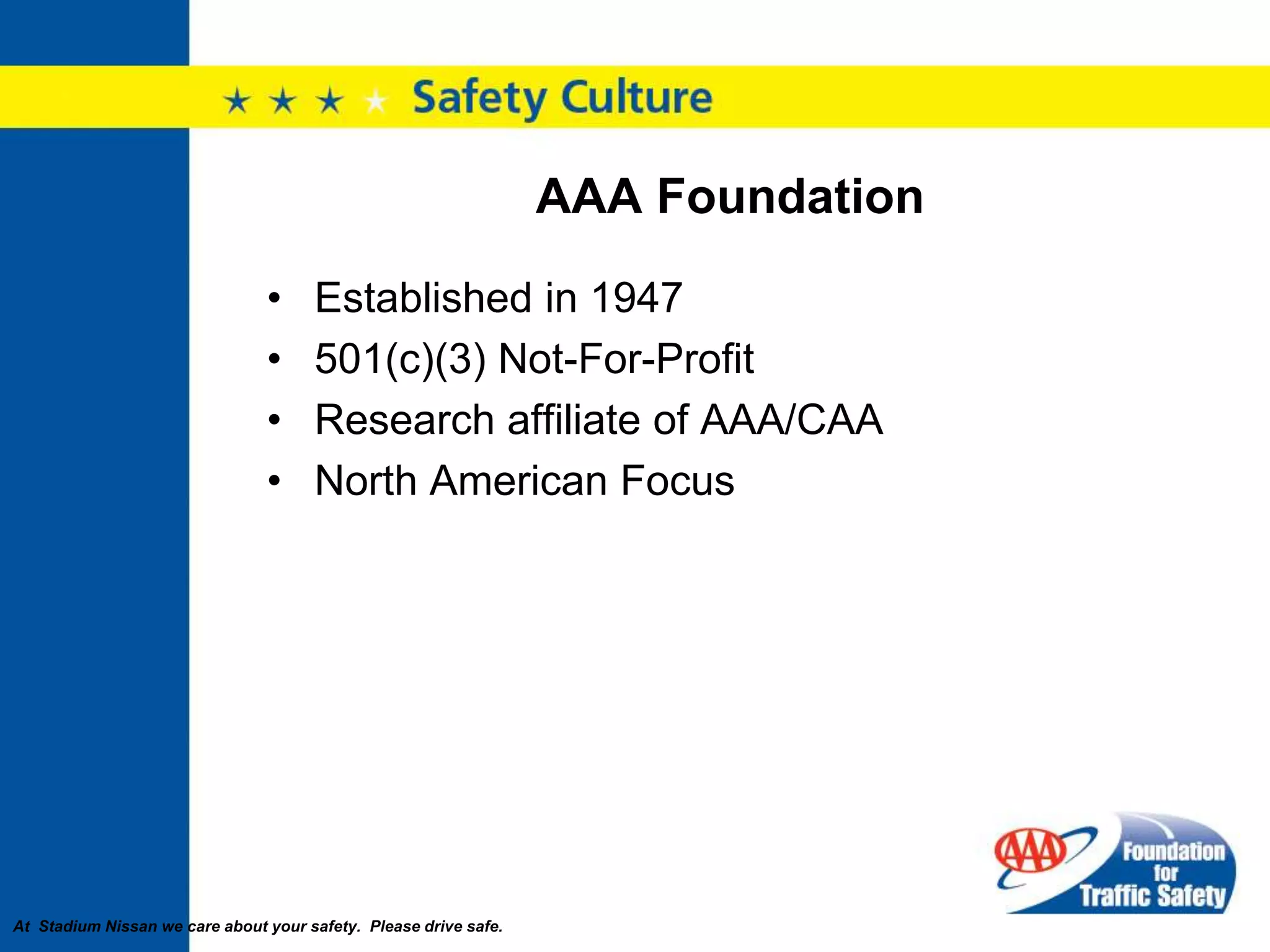 StadiumNissanofSeattle.org_AAA Traffic Safety Index | PPTX
