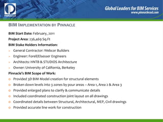 Pinnacle Infotech executed BIM Services for Stadium | PPT