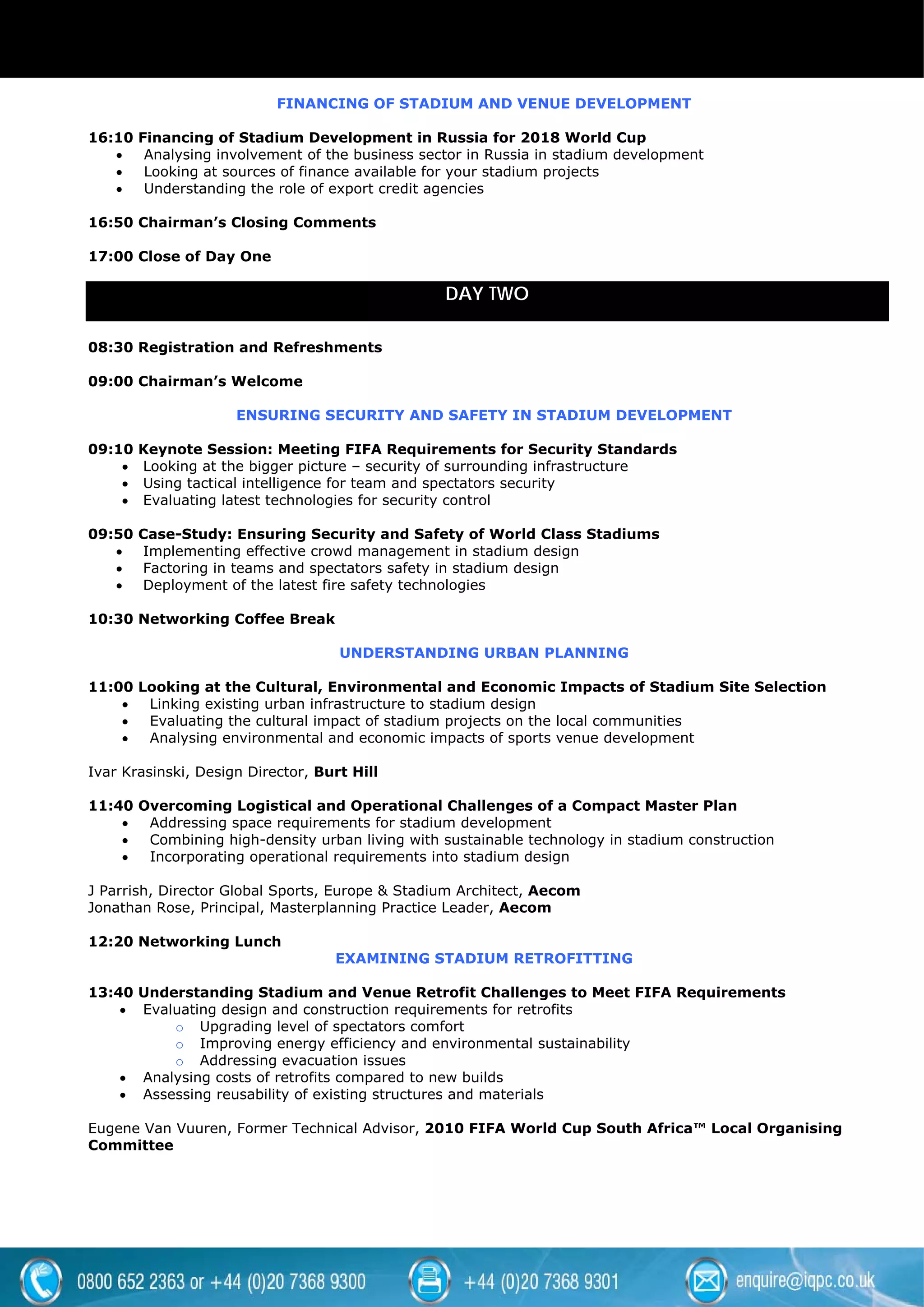 Stadiums Updated Draft Agenda | PDF Stadiums Updated Draft Agenda | PDF