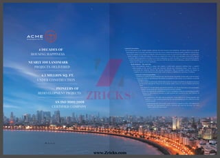 Acme Stadium View Brochure - Zricks.com