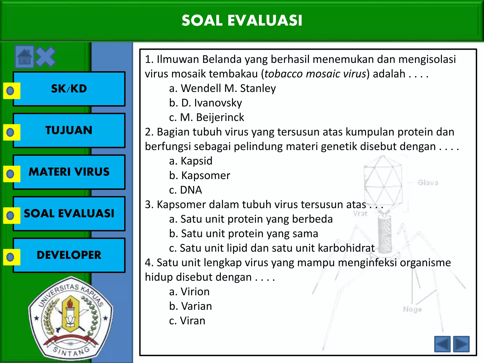 Materi Biologi Virus Metode STAD Kelas X | PPTX