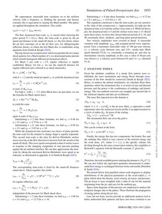Simulations of pulsed overpressure jets: formation of bellows and ...