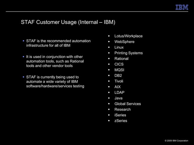 STAF basic concepts | PPTX