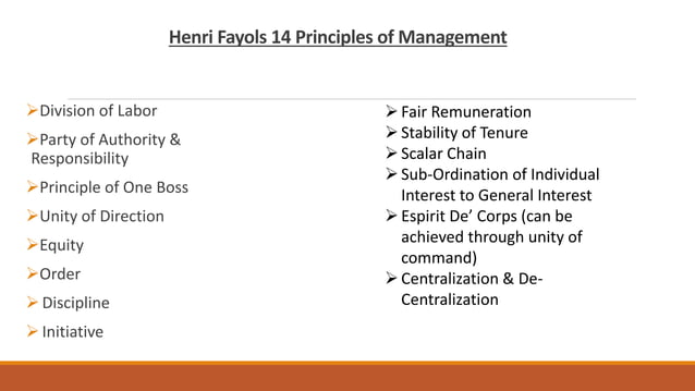 Management Process and Principles of School Management | PPTX ...