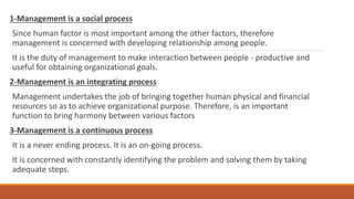 Management Process and Principles of School Management | PPTX