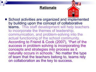 Staff Development Presentation | PPT