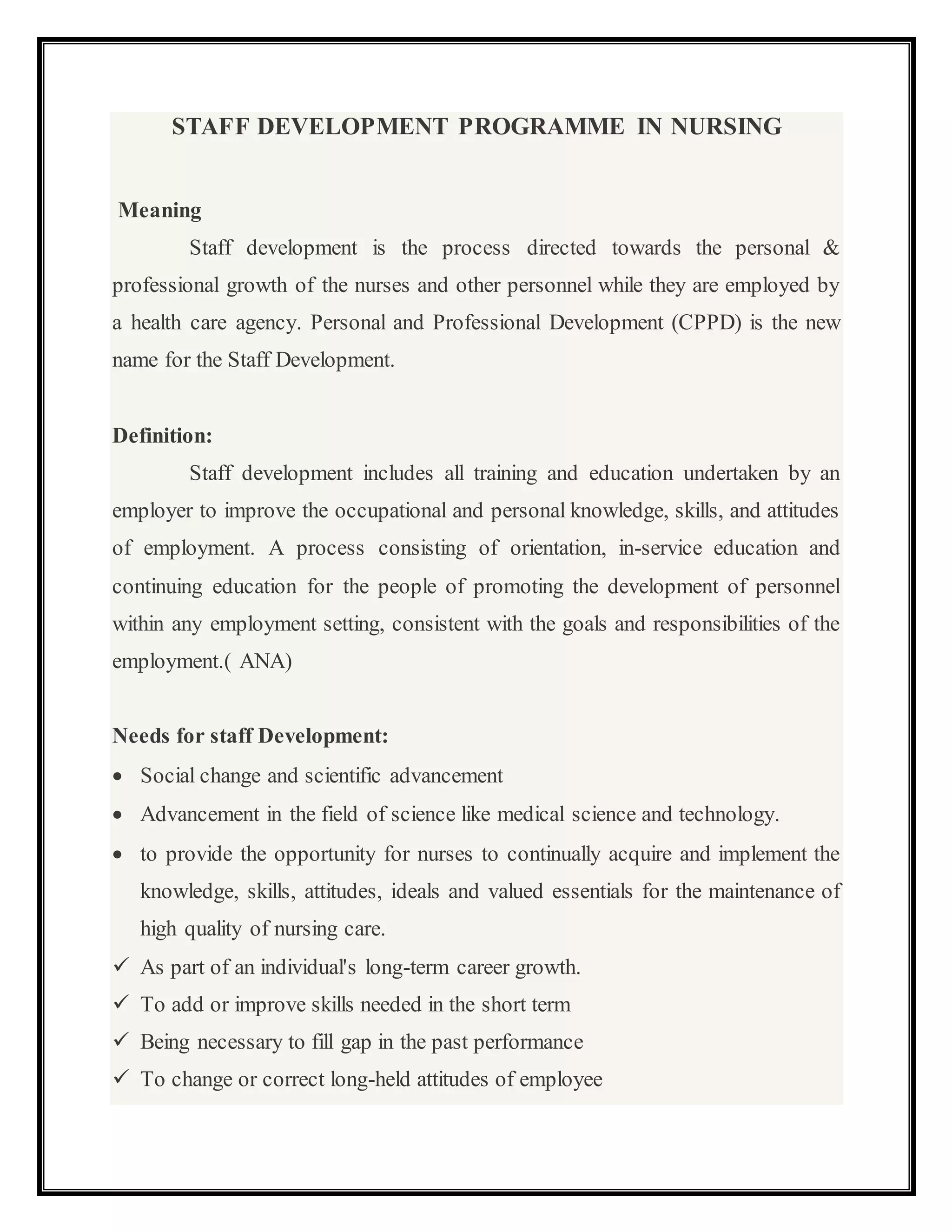 Staff development-programme-in-nursing | DOCX