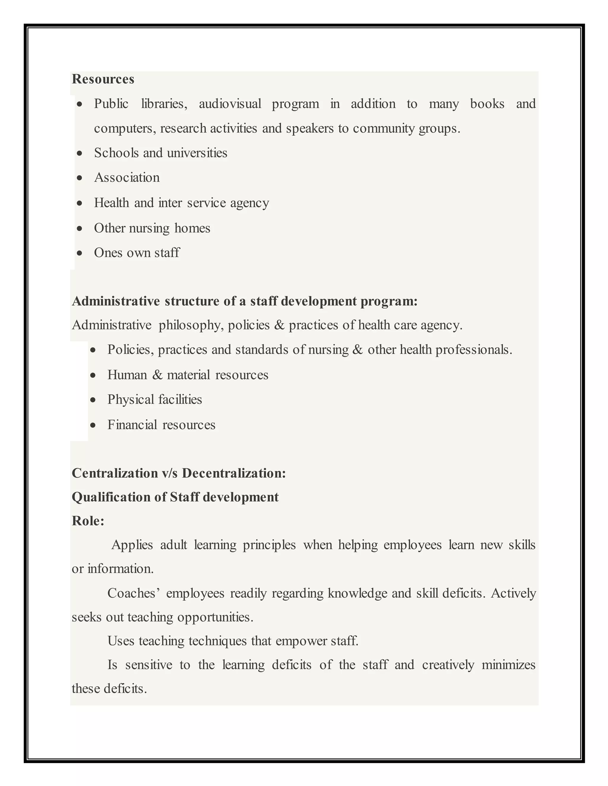 Staff development-programme-in-nursing | DOCX