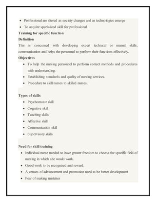 Professional Development Plan For Nurses