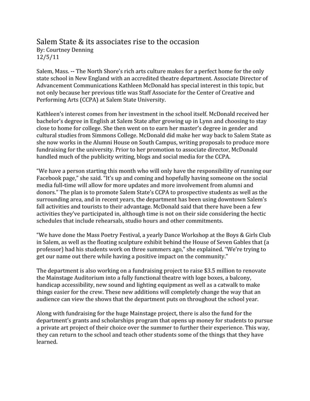 Feature Story - Sample | PDF