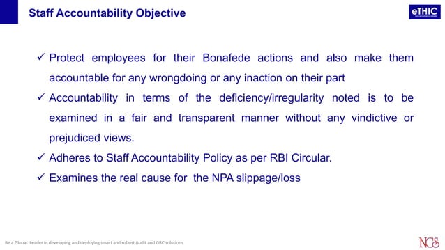 Staff Accountability.pptx | Computer Software and Applications | Computing