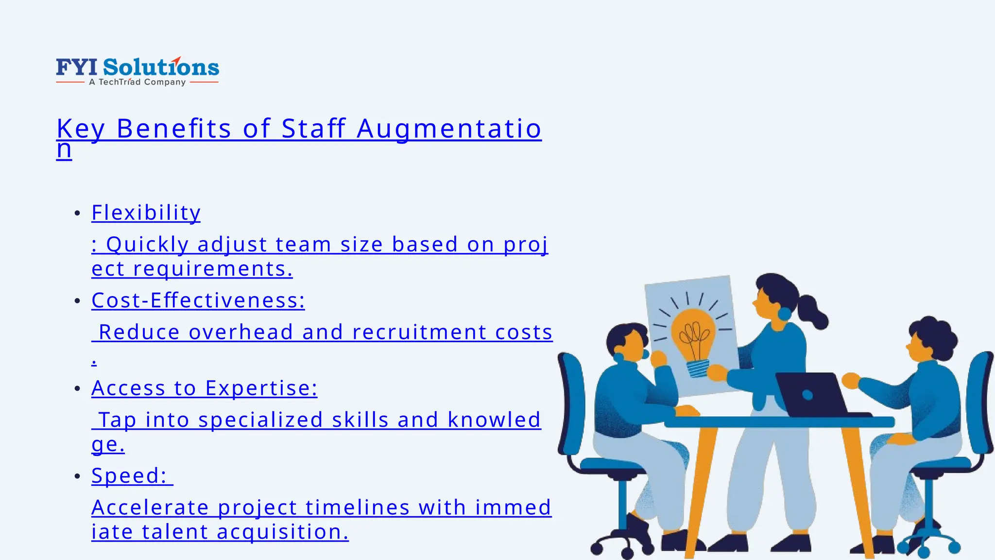 STAFF AUGMENTATION: Enchancing your workforce efficiency | PPTX